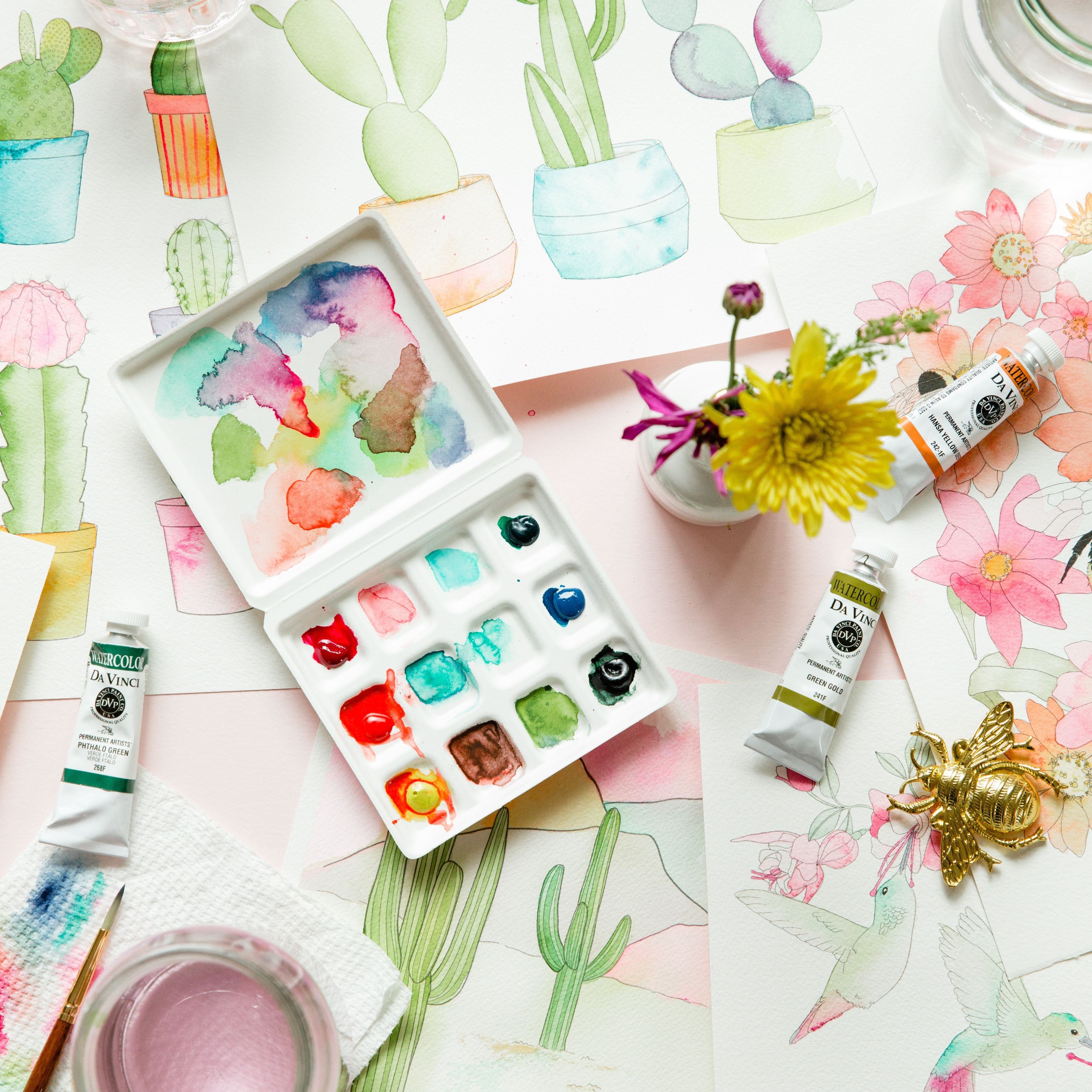 Large Watercolor Kits – Splatter & Bloom